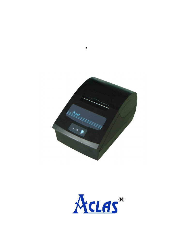Aclas PP9MX Printer Driver Guide | PDF | Power Supply | Electrical ...