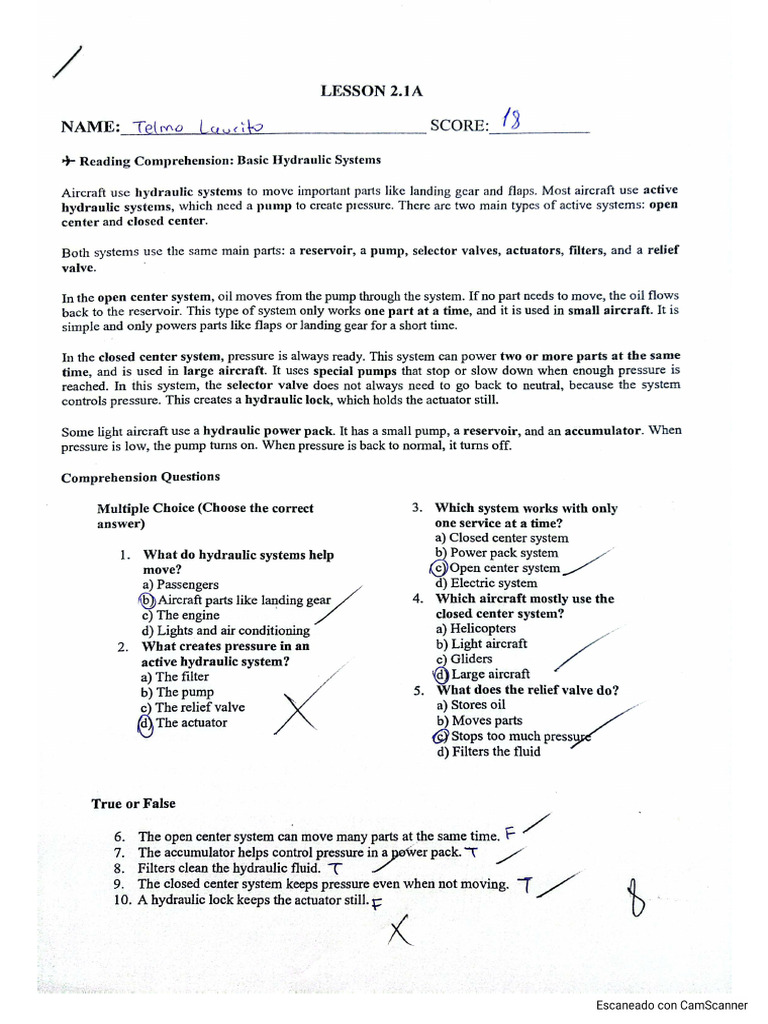 Reading Act - U2 - English Ii | PDF