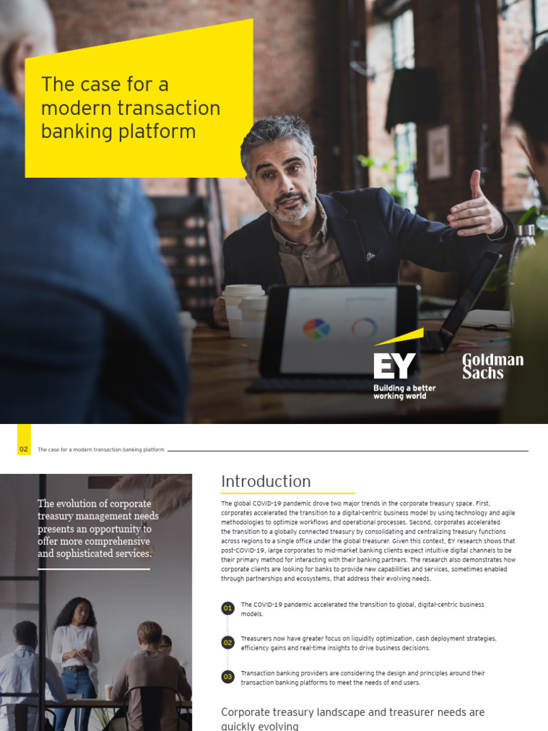 Ey Article Banking Platform Goldman Sachs | PDF | Banks | Cloud Computing