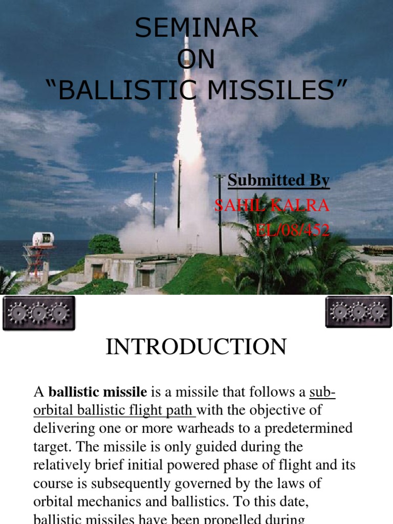 Ballistics Missiles | PDF | Ballistic Missile | Missile