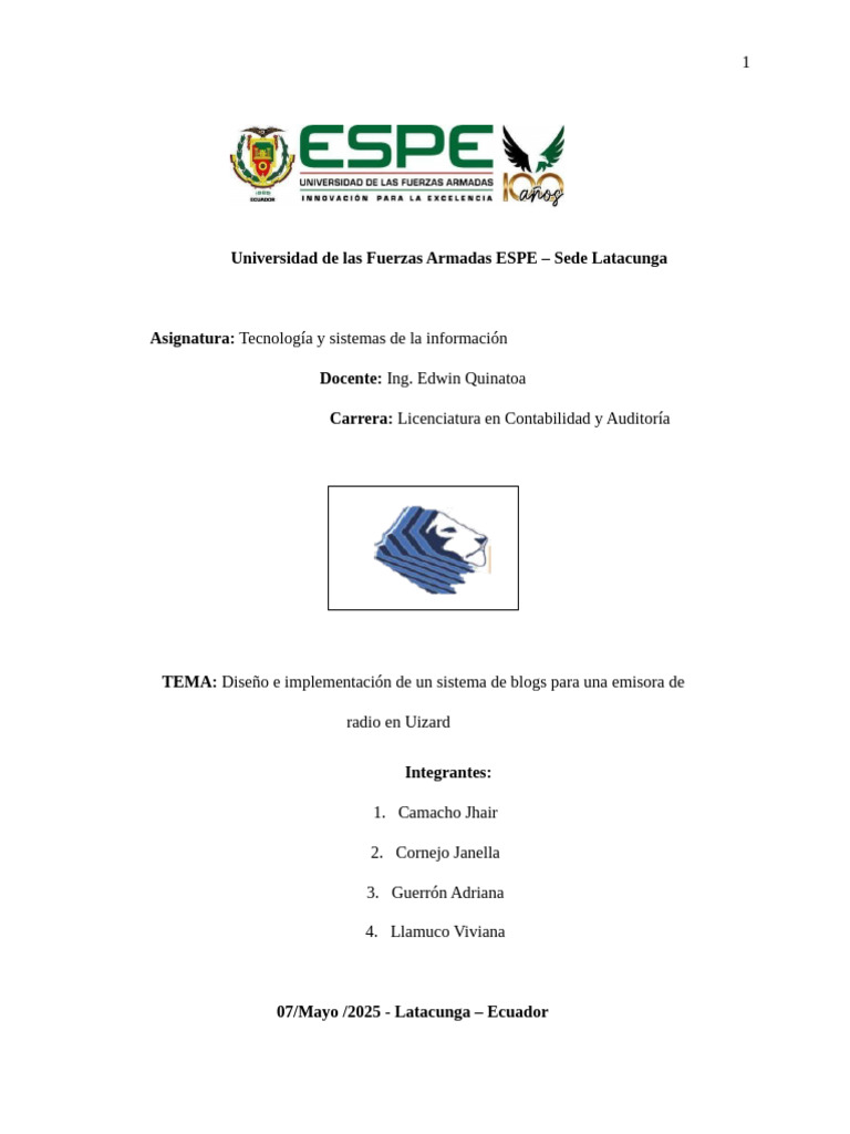 Proyecto 2 U2 | PDF | Blog | Software
