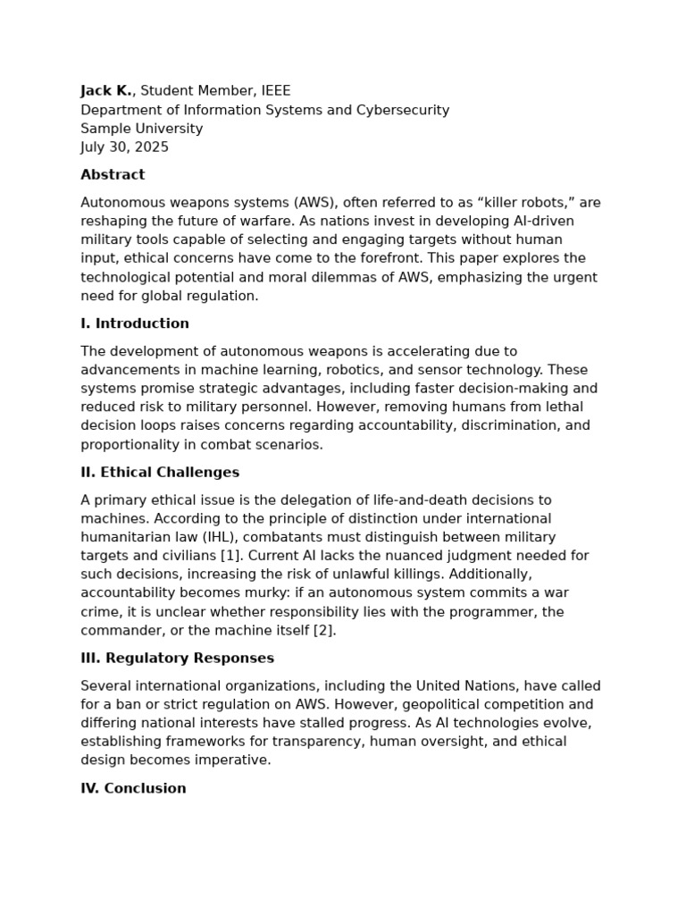 CS Sample Abstract For Students | PDF