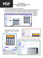 Instrucciones para Crear Una Calculadora en Scratch | PDF | Decimal ...