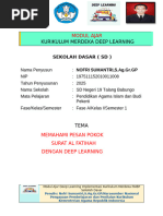 Contoh RPP Deep Learning PAI SD | PDF