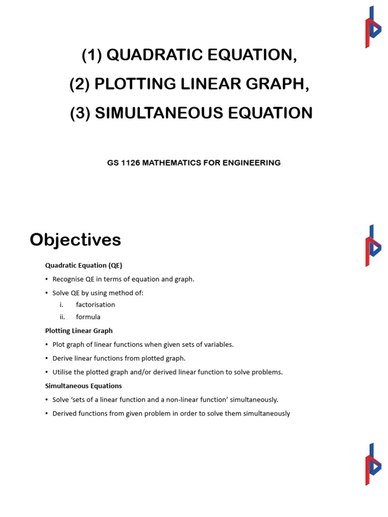 GS 1126 Lecture Topic 1 - Student | PDF | Variable (Mathematics) | Function (Mathematics)