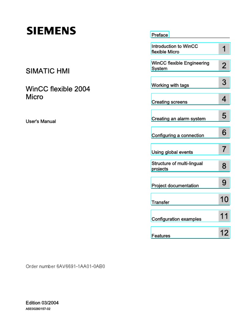 WinCC Flexible 2004 Micro | PDF