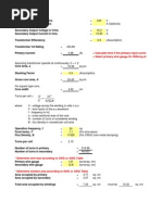 Transformer Calculation Formula | PDF