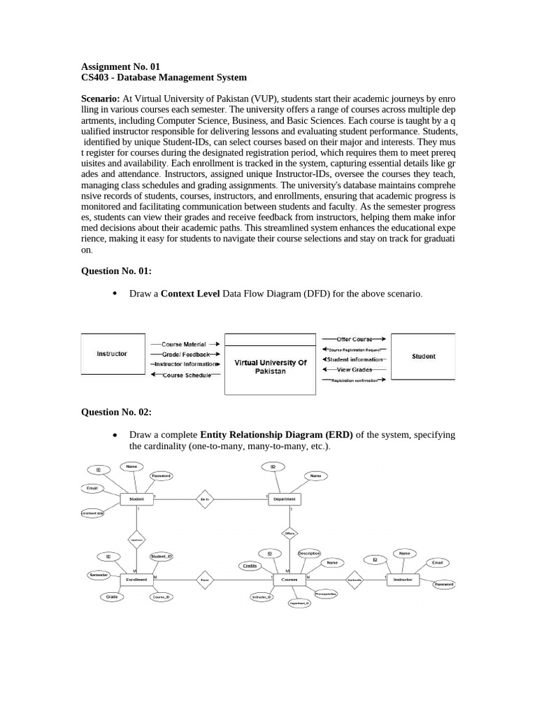 Assignment No 1 - CS-403 Bc230203230 R | PDF