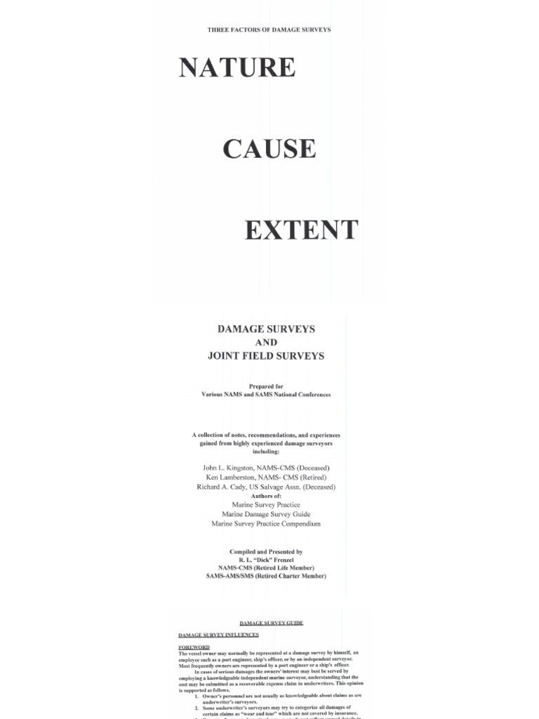 Nature Cause Extent | PDF