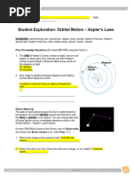Planetary Orbit Simulator | PDF | Orbit | Velocity