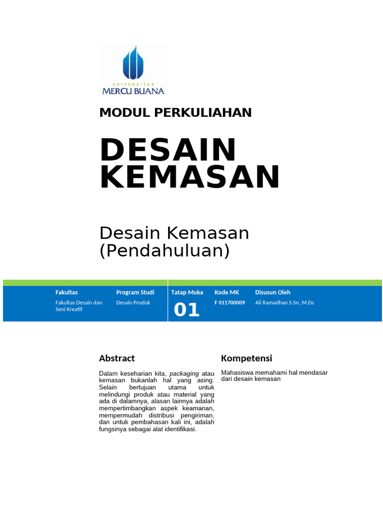 Modul Pertemuan 1 | PDF