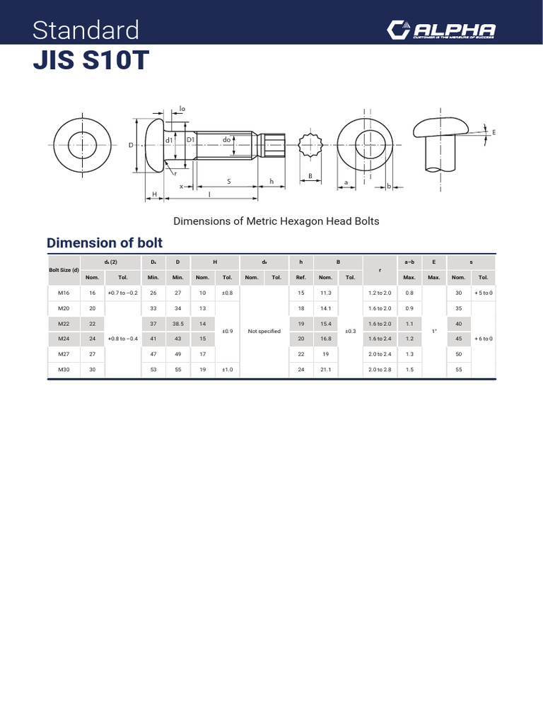 Jis S10T | PDF | Screw | Washer (Hardware)