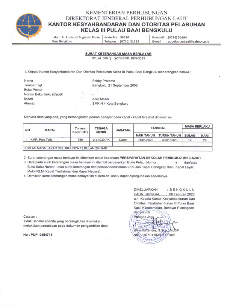 Febby Masa Layar | PDF