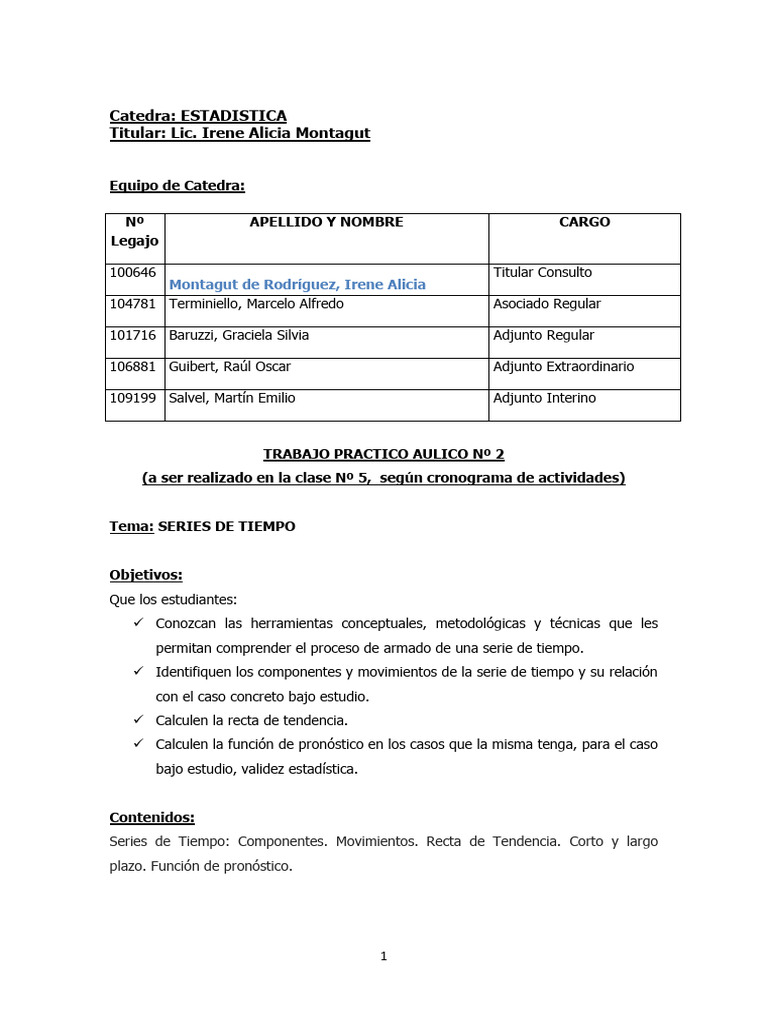 Guia Trabajos Practico Ejercicios Tp2 | PDF