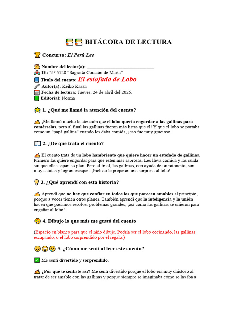 Bitácora de Lectura: Cuentos Infantojuveniles | PDF | Universo | Astronomía