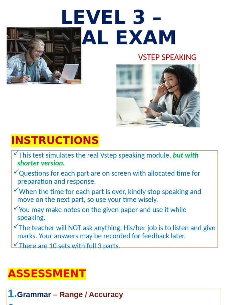 Level 3 - Speakingtest | PDF | Learning | Human Communication