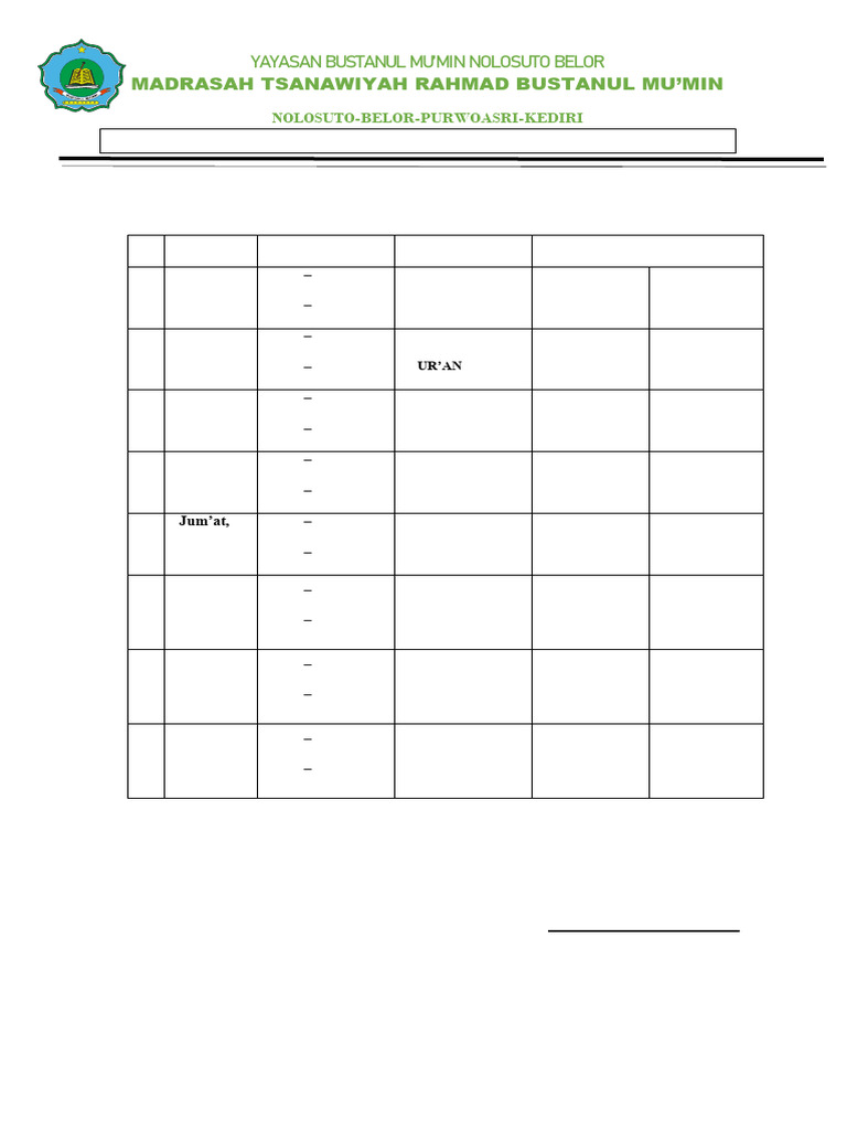 Jadwal PTS Genap 2025 | PDF