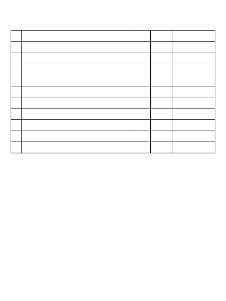 Checklist Tap Tang Co | PDF