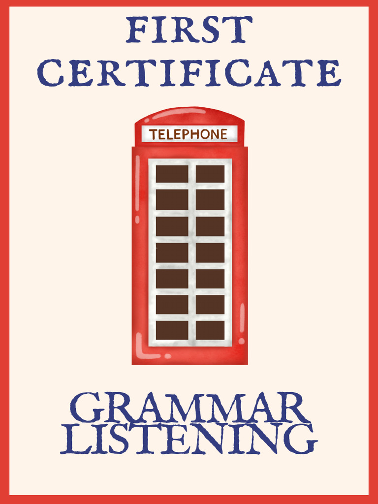 Grammar Listening Cover | PDF