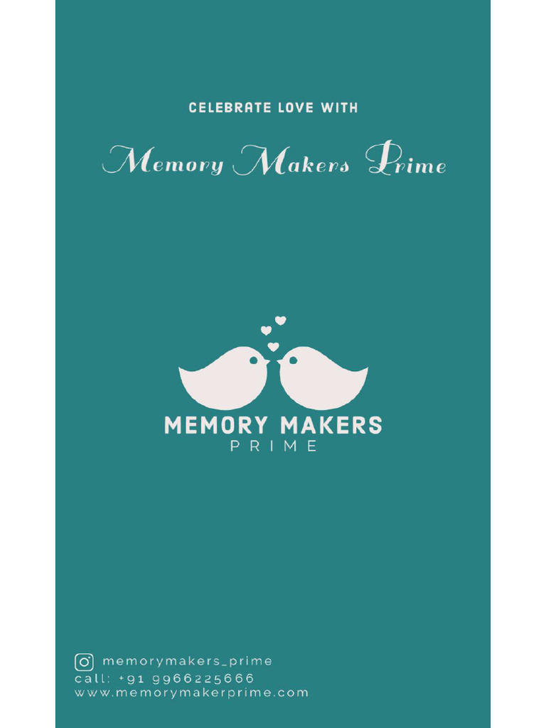 Memory Makers Prime | PDF
