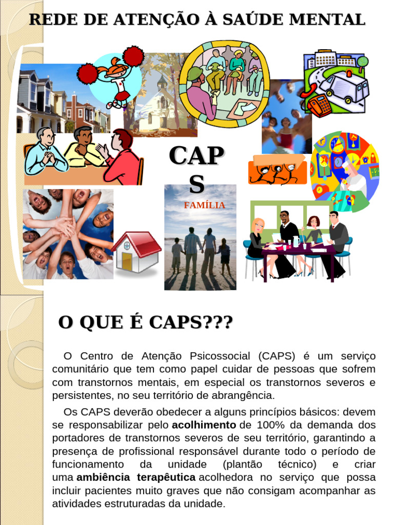 Aula 03 - Sade Mental - Caps | PDF | Saúde mental | Psiquiatria