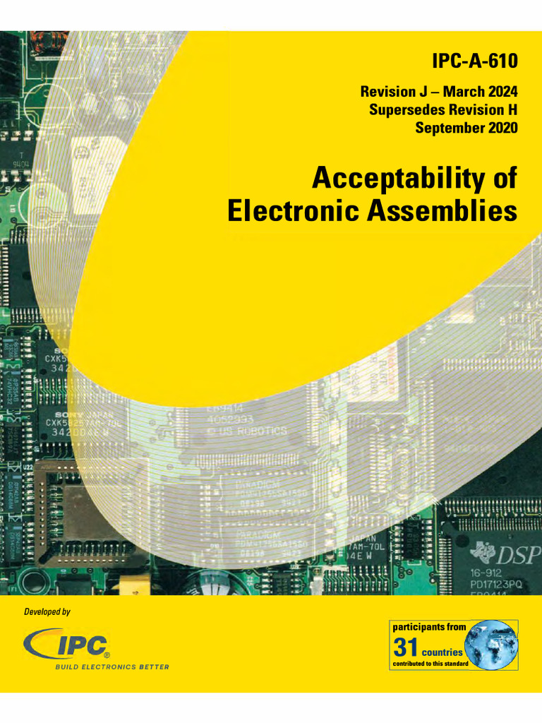 IPC-A-610J: Electronic Assemblies Standard | PDF | Copyright | Patent