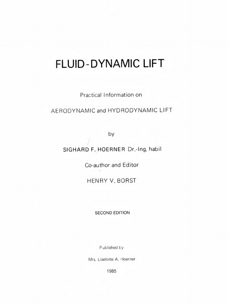 Fluid-Dynamic Lift Hoerner 1985 Text | PDF | Flap (Aeronautics) | Lift (Force)