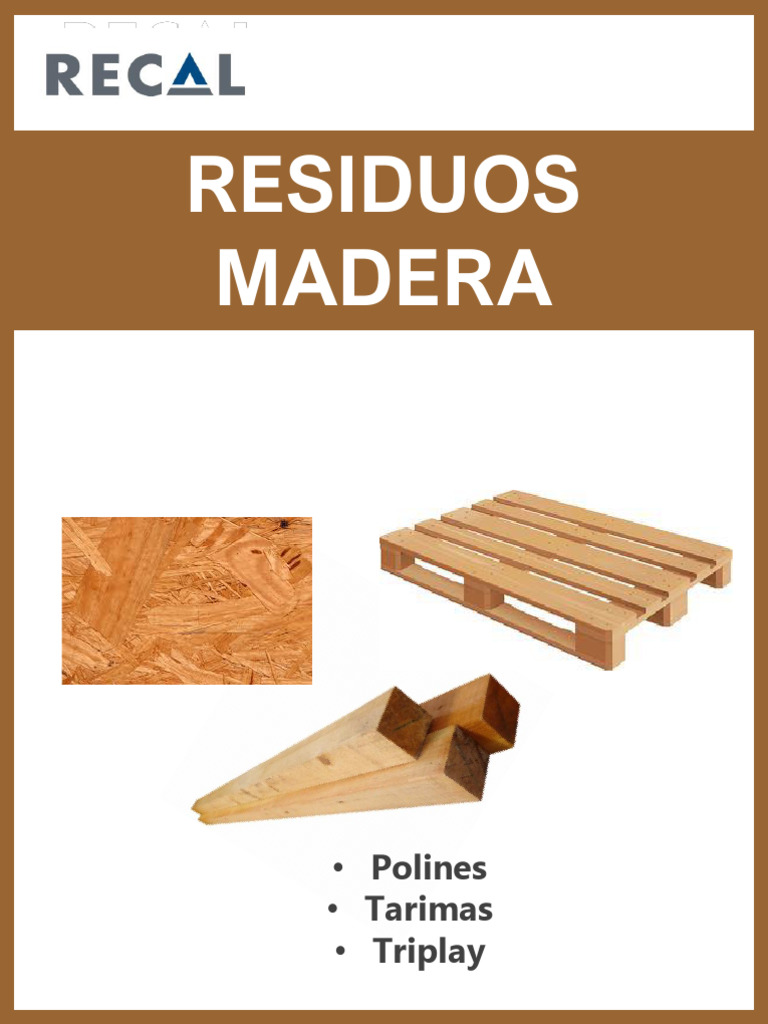 Etiqueta Residuos Madera y Clasificaciones | PDF