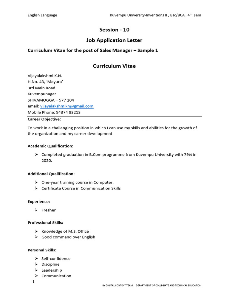 Job Application With CV | PDF | Biogas | Anaerobic Digestion