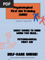 Psychological First Aid | PDF | Body Language | Caregiver