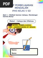 RPP Deep Learning Ipas SD Kelas 5 Bab 1 Cahaya Dan Sifatnya - Kel.1 (Kelas Tinggi) | PDF