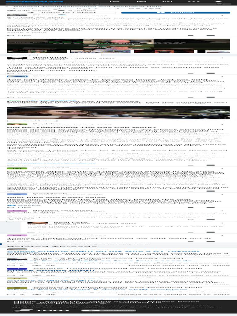 Check Engine Light Code P0457 Subaru Forester Owners Forum | PDF | Vehicle Technology | Motor ...