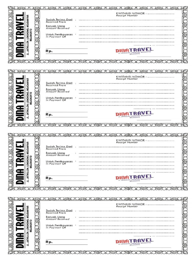 Nota Travel - JPG | PDF