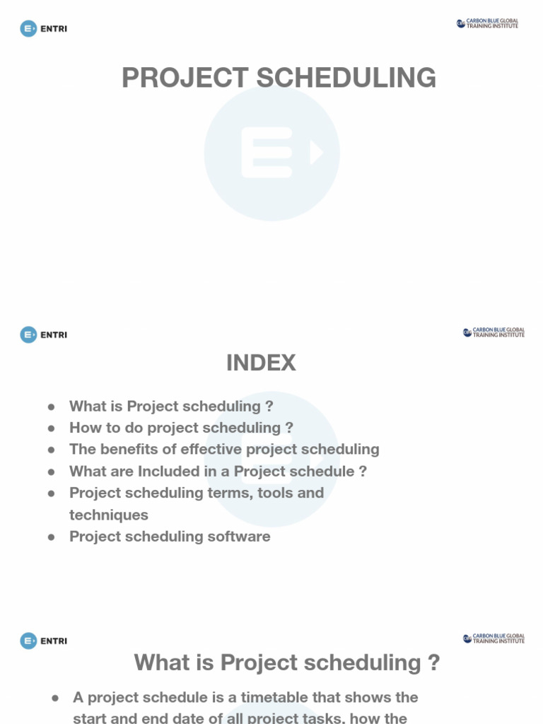 Effective Project Scheduling Guide | PDF | Project Management | Business