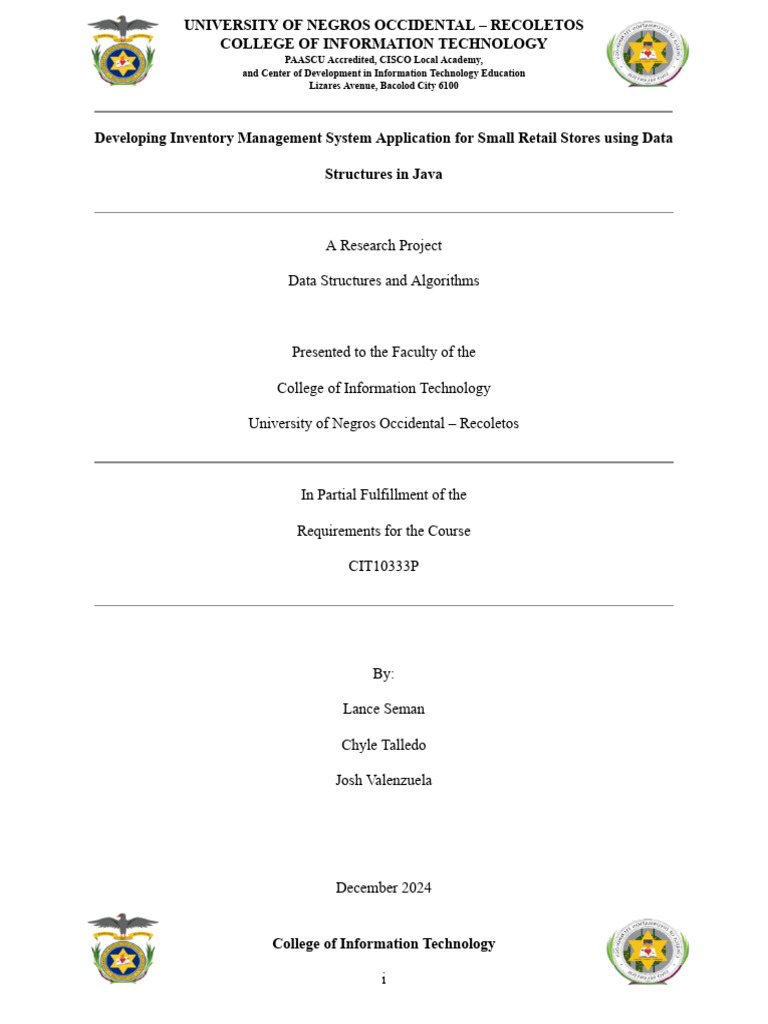 Developing Inventory Management System Application For Small Retail ...