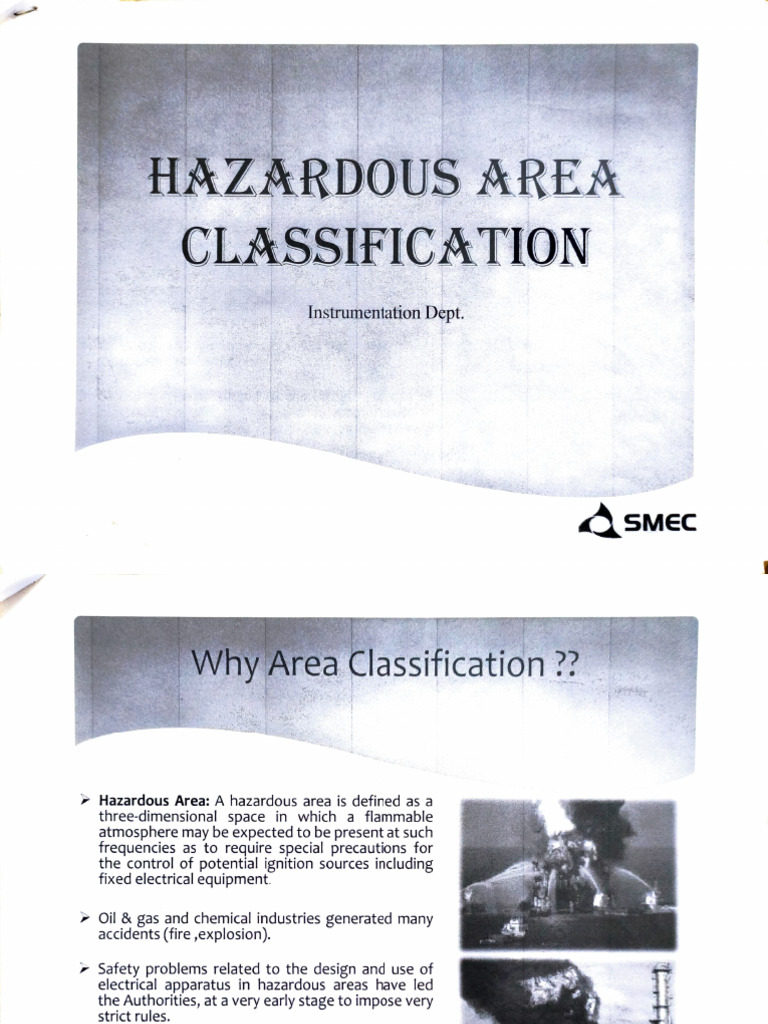 Hazardous Area Classification Guide | PDF | Chemical Process ...