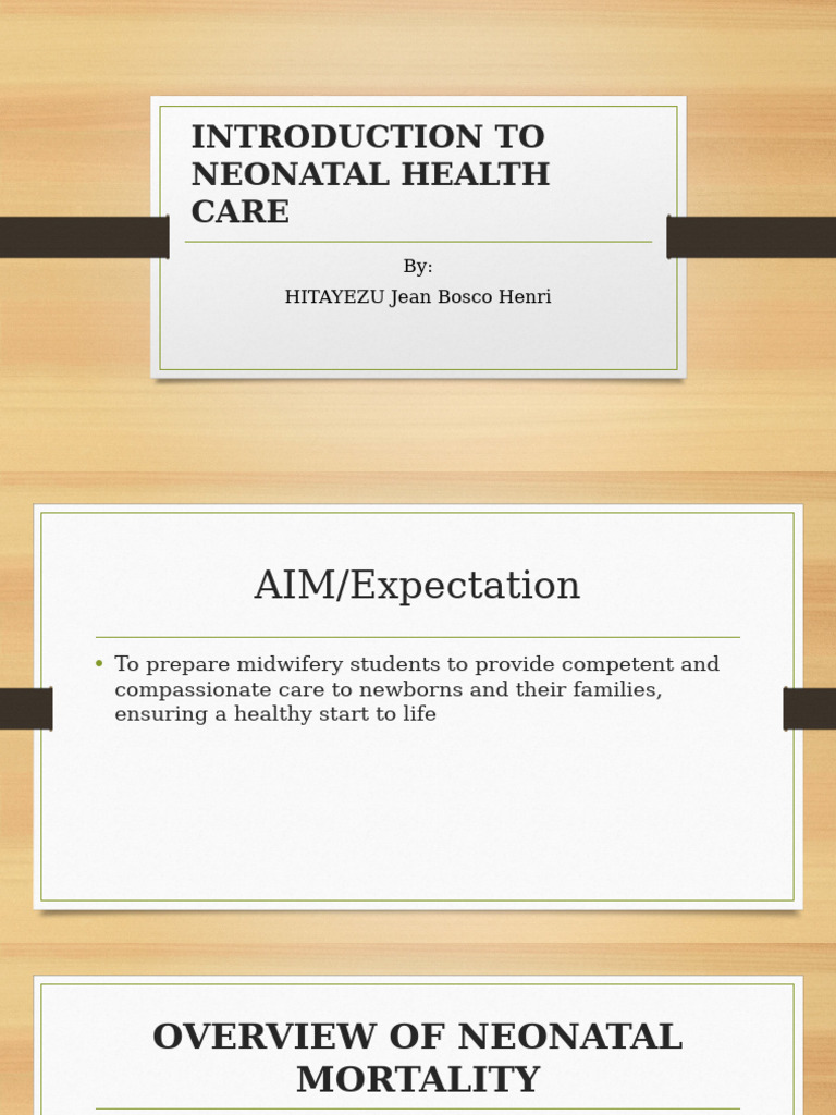 Essential Neonatal Health Care Guide | PDF | Preterm Birth | Infant ...