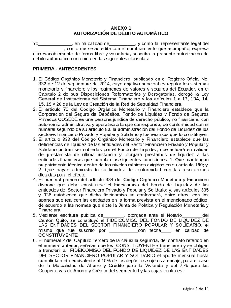 Formato Crédito Cte | PDF | Pagos | Bancos