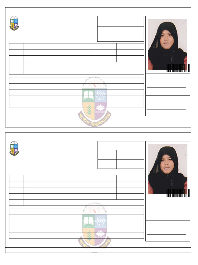 2024-2025 Bachelor Admission Form | PDF