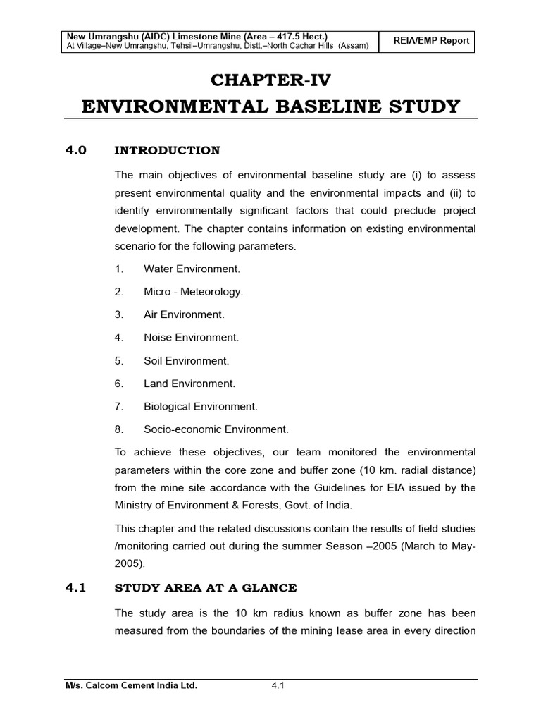 Limestone Mining in North Cachar Hills | PDF | Soil | Magnesium