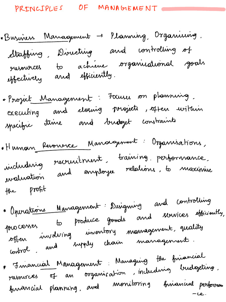 Principles of Management | PDF