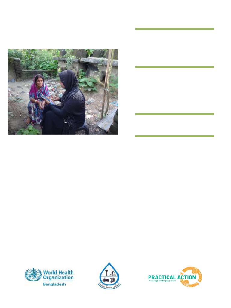 Kap Baseline Study Report Rural 2 | PDF | Water | Sampling (Statistics)
