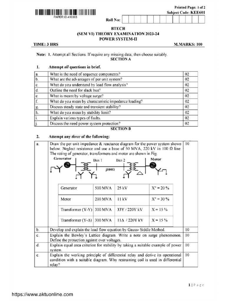 Power System 2 Paper | PDF