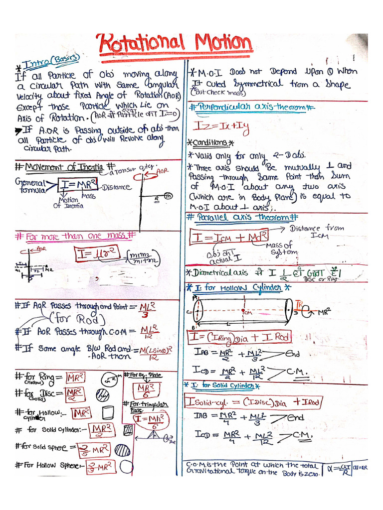 Rotational Motion | PDF