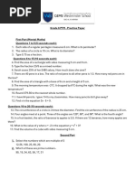 Year8 PTM Practice Test With Answers | PDF