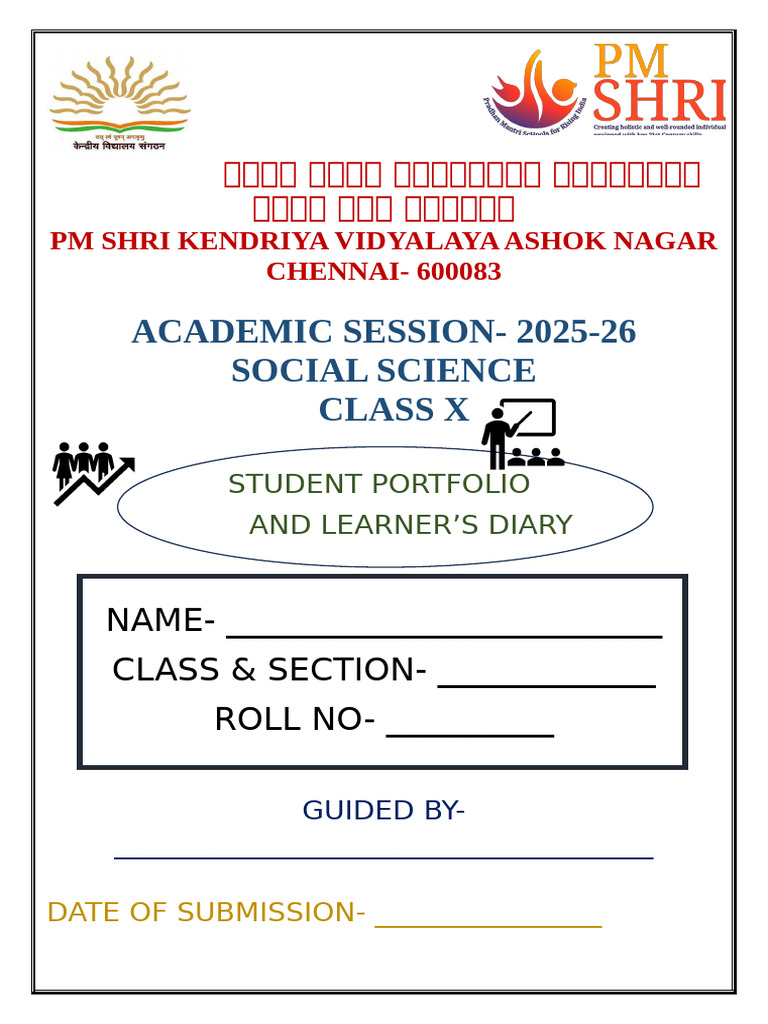 10 Portfolio and Learner's Diary-2025 | PDF