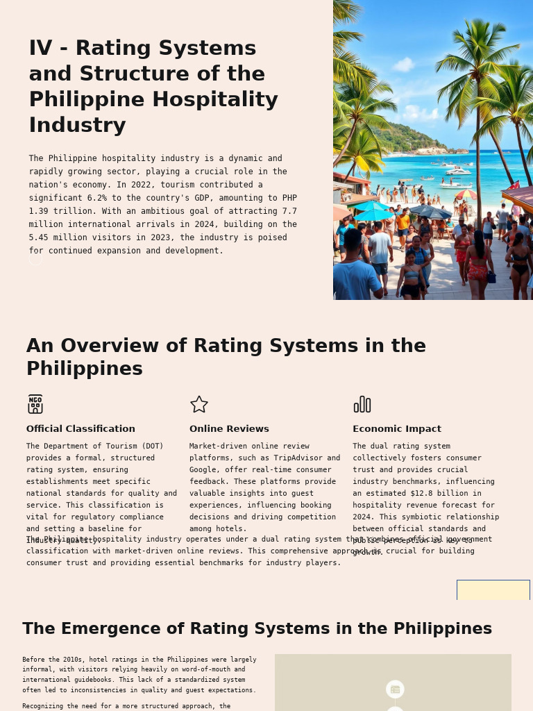 Philippine Hospitality Rating Systems | PDF | Hotel | Tourism