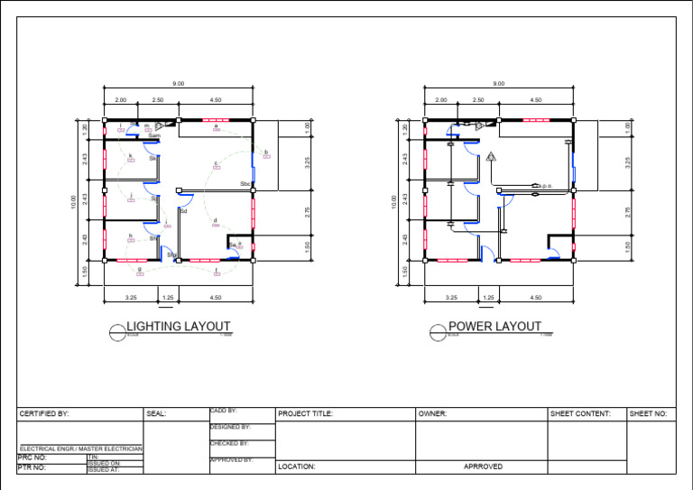 Electrical Plan Layout Overview | PDF