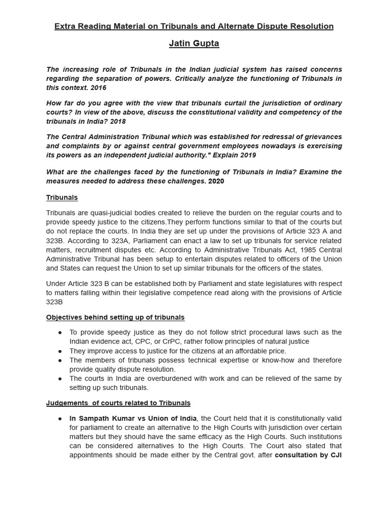 Classroom 0 Class Part II 45938667 | PDF | Alternative Dispute ...