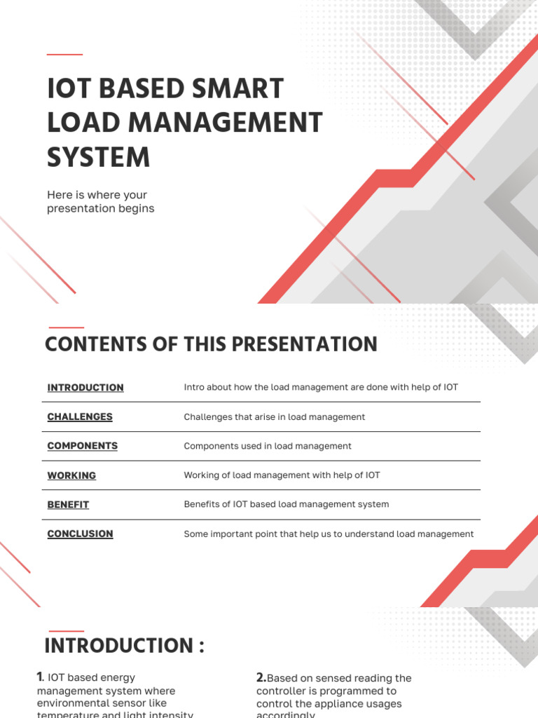 IoT-Based Smart Load Management System | PDF | Energy Conservation ...